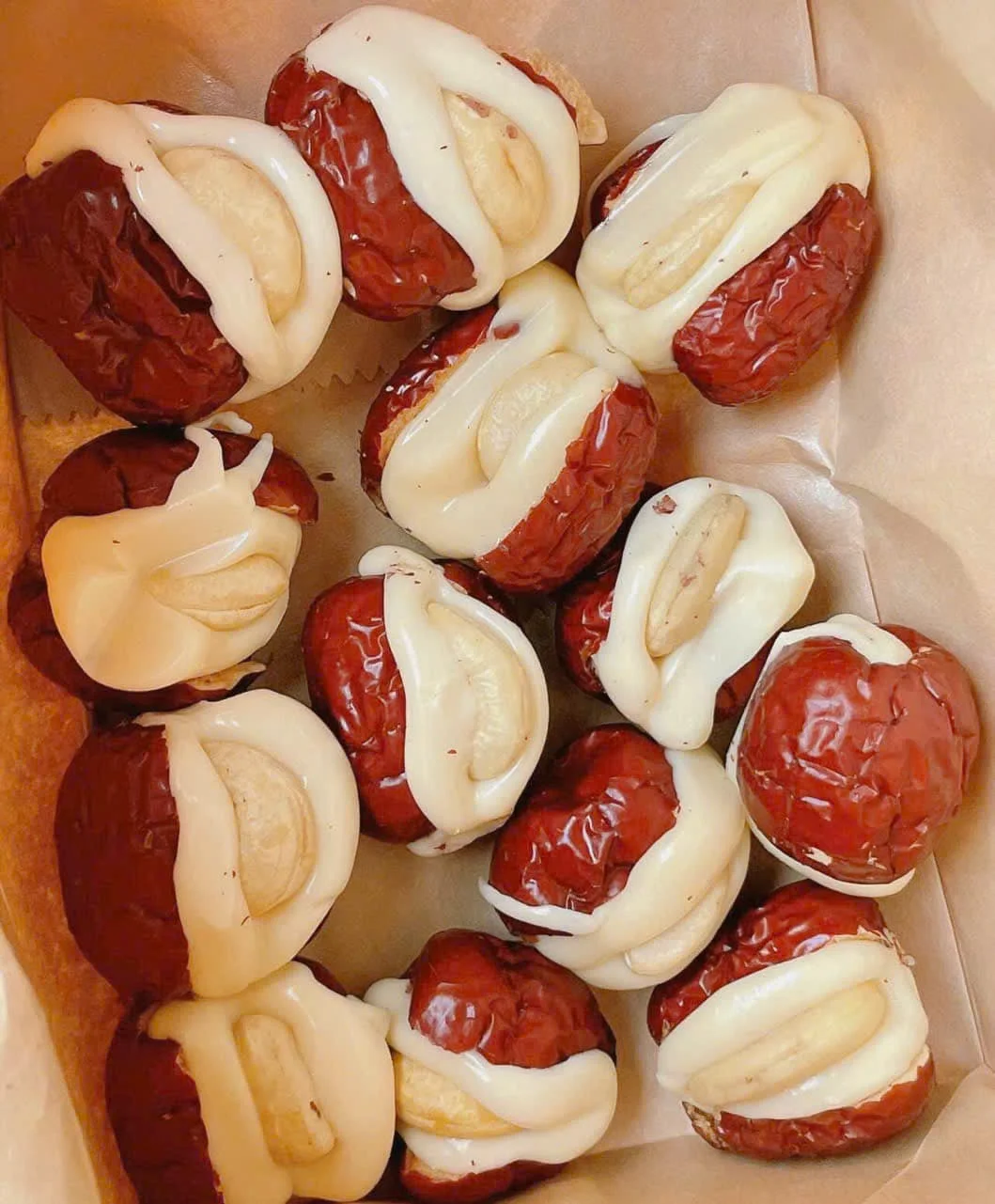 RED JUJUBE CANDY - Infused with Camel Milk and Cashews