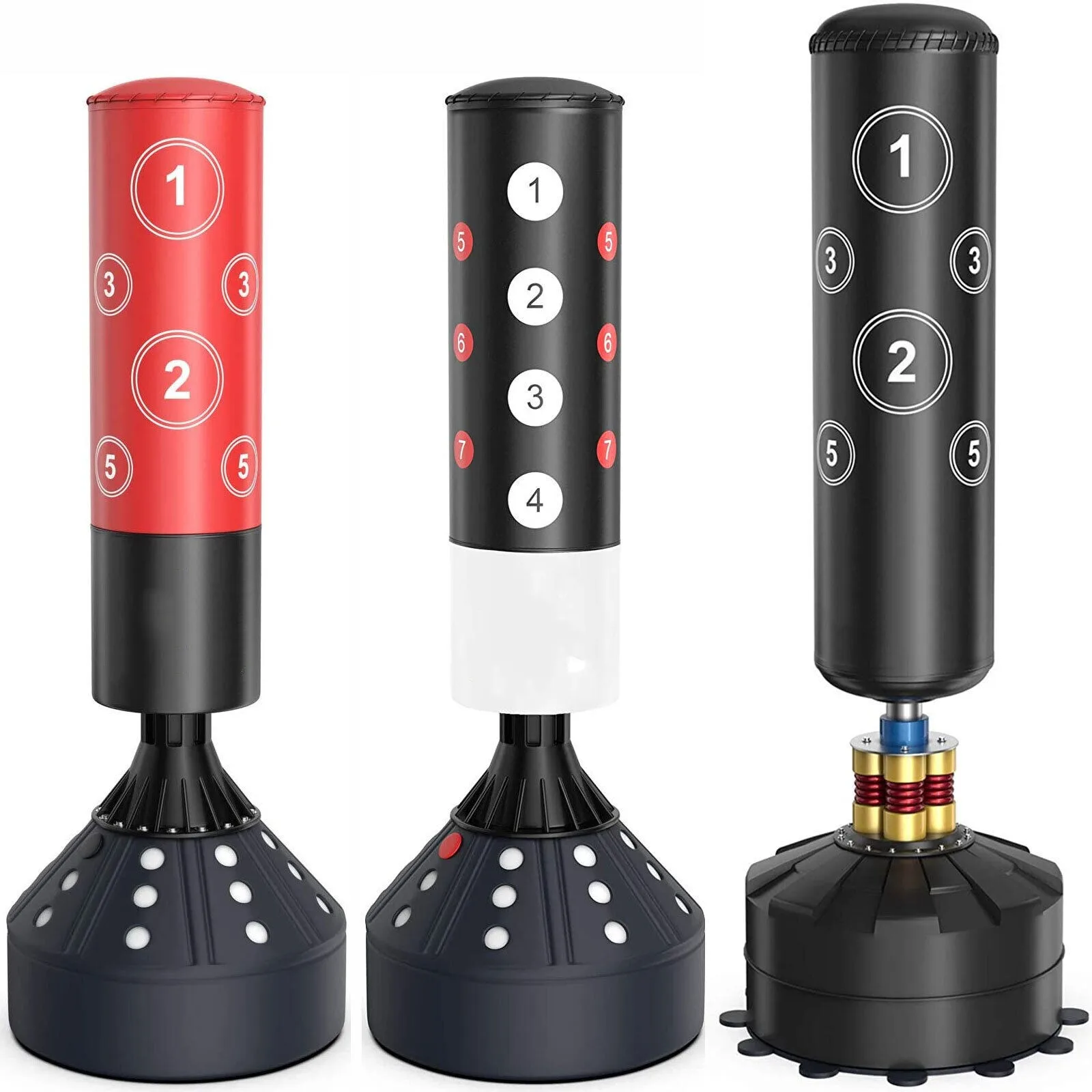 JIKE Customizable Logo Freestanding Punchbag for Adults