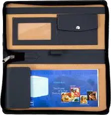 Checkbook Wallet And Cheque Book Cover Unisex Business Card Holder ...