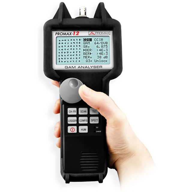 Handheld Compact Multistandard Cable TV QAM Analyzer for MATV CATV and ...