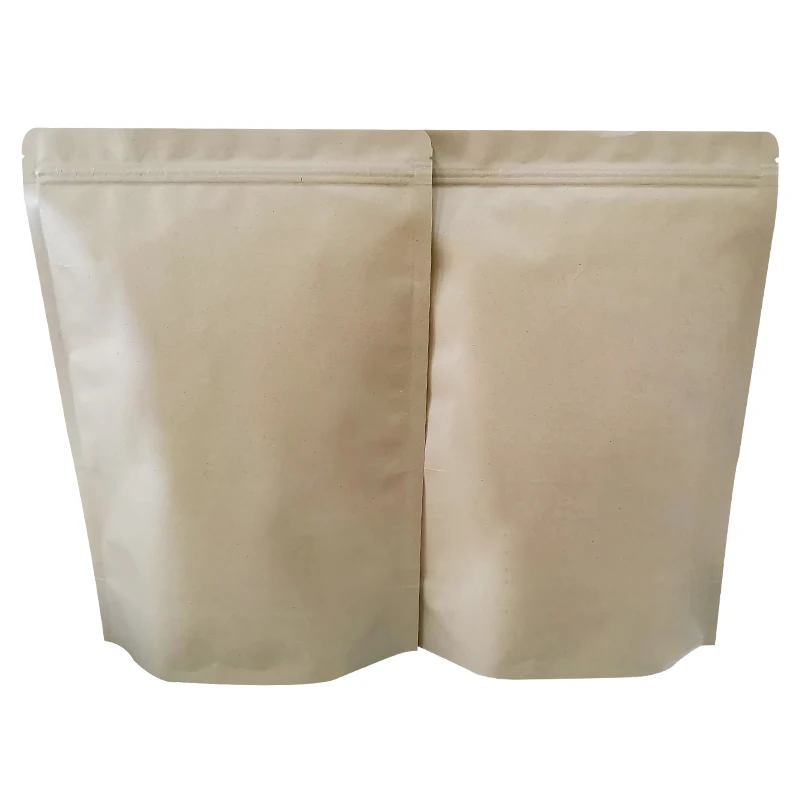Kraft Paper Zipper Bag Universal Customization Moisture Proof Sealed ...