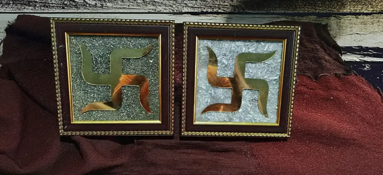 2026 Arrived High Quality Om Chakra Pyrite and Selenite Frame Home ...