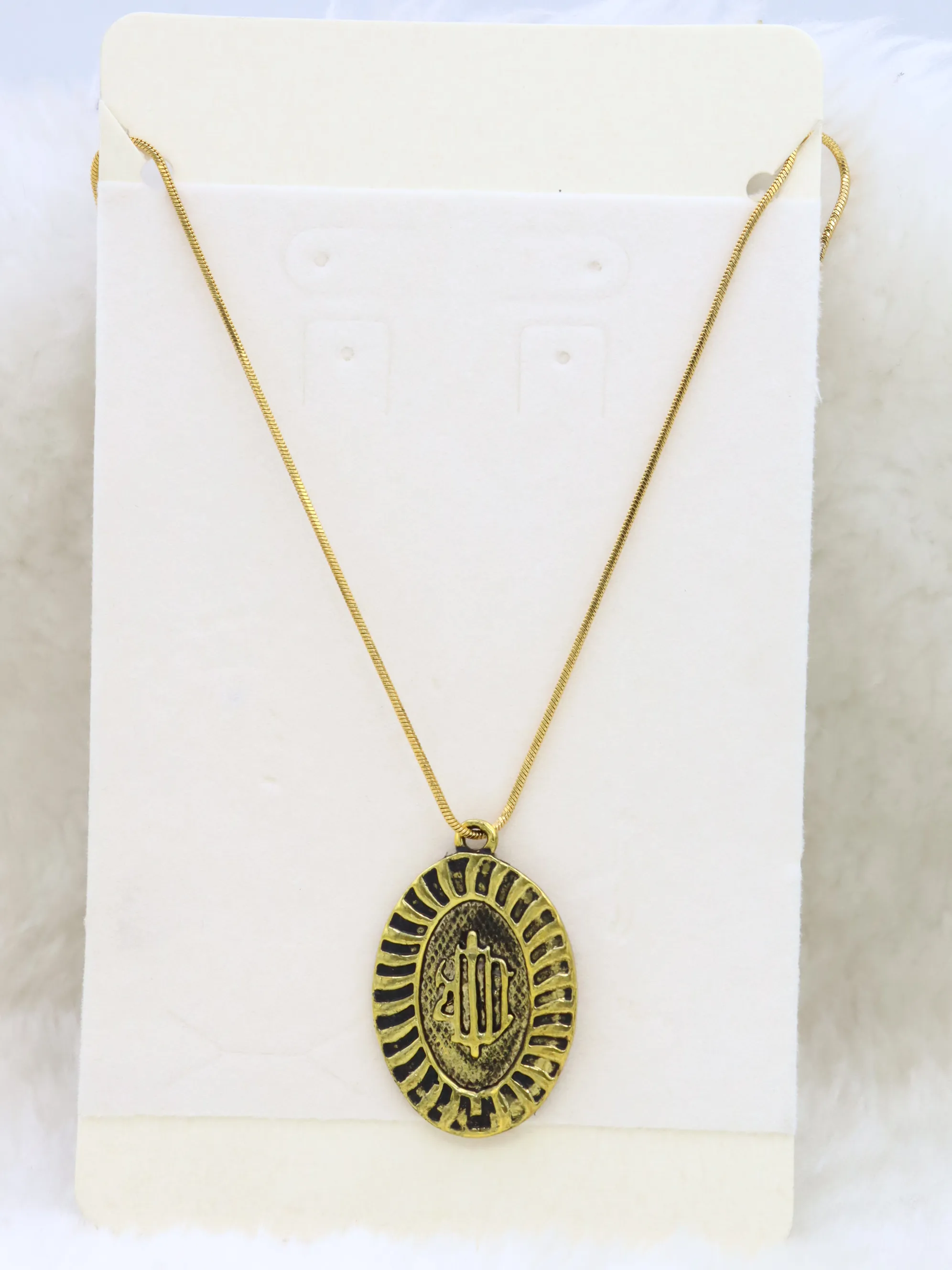 Women's Men's Antique Arabic Allah Named Gold Plated Locket Charm - Buy ...