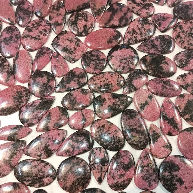 Hot Sale Natural Pink Rhodonite Gemstone in All Shape and Sizes at ...