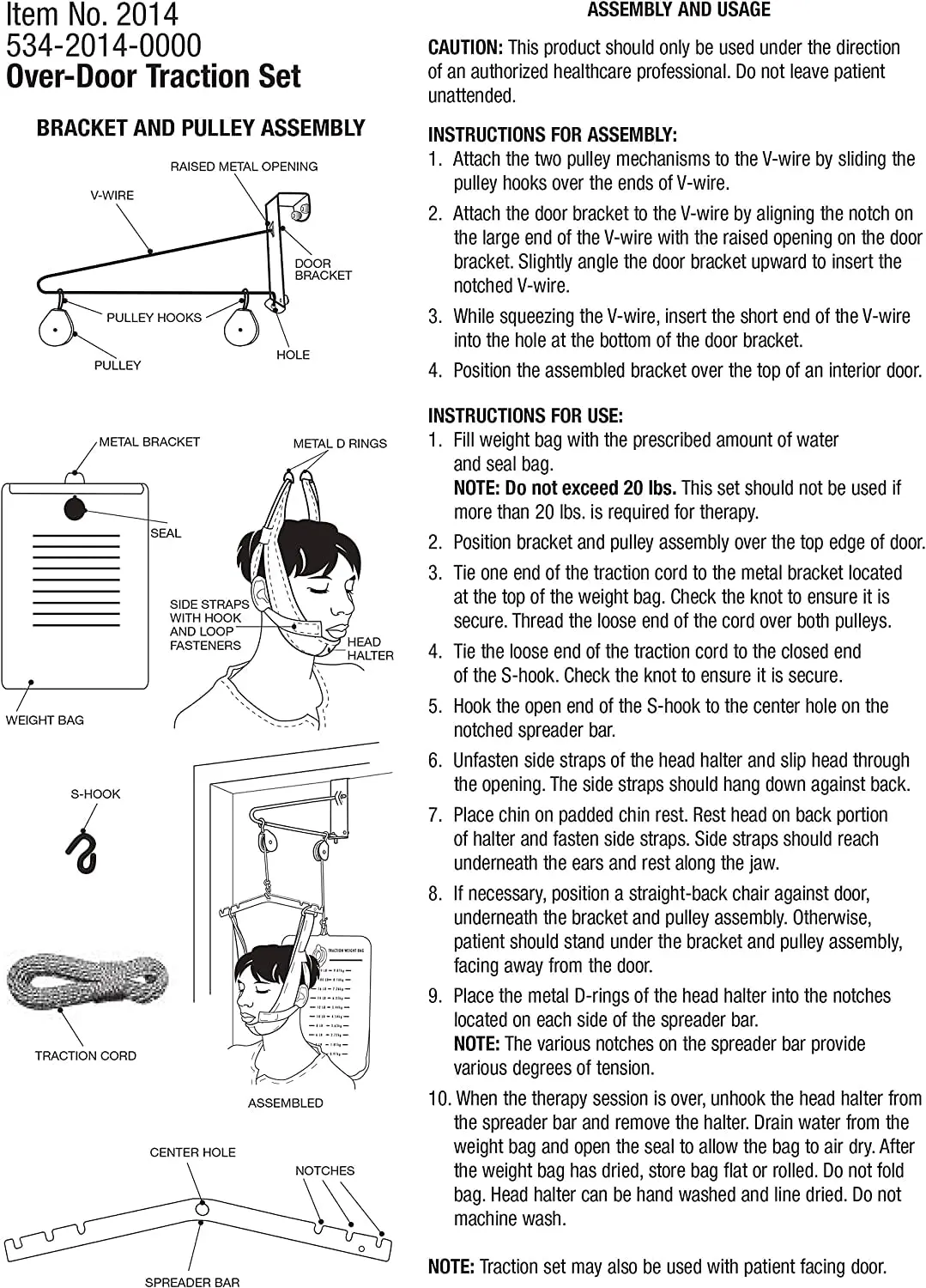 Over The Door Posture Corrector And Cervical Neck Traction Device For ...