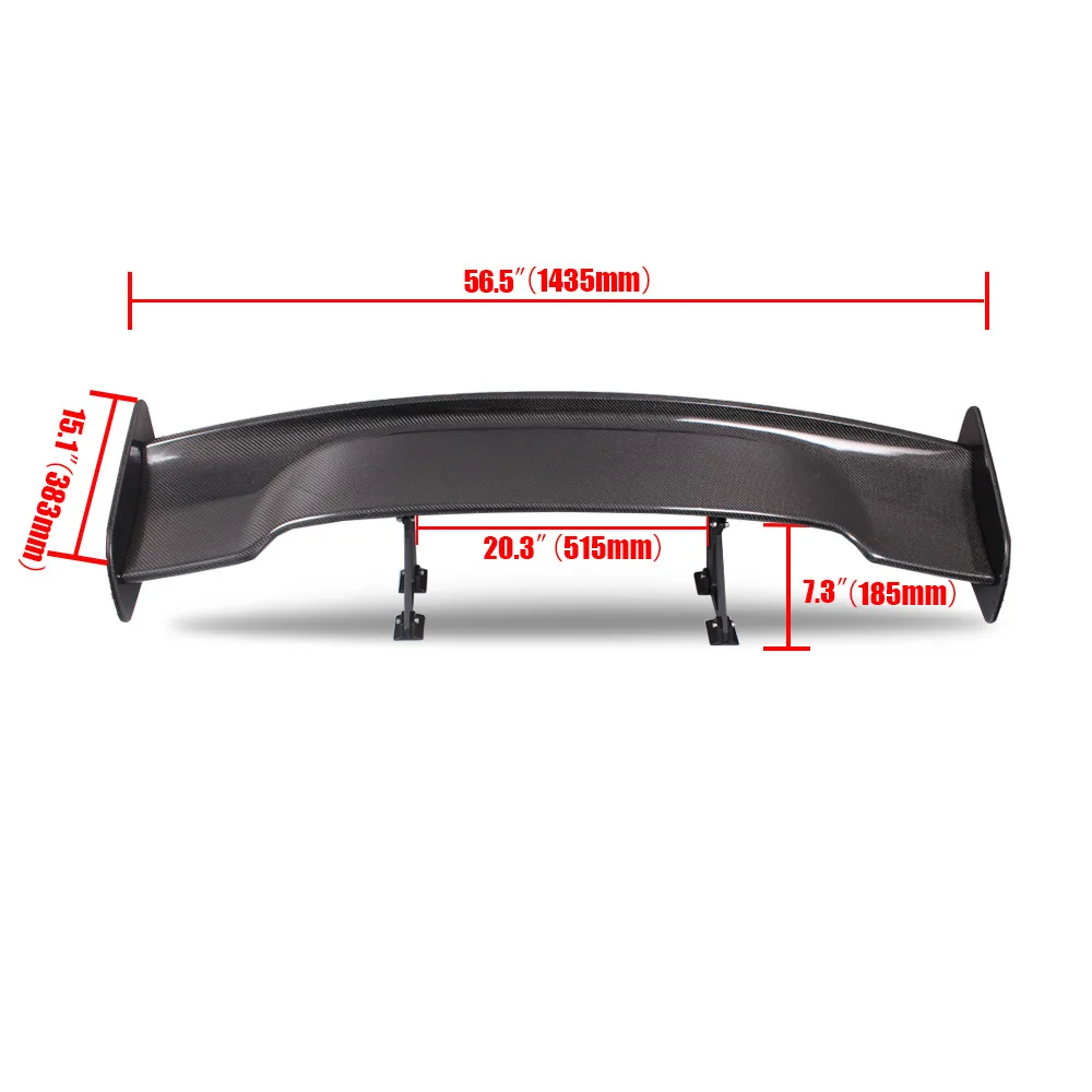 Universal Auto Modification Part Rear Wing For Three Compartment Car Gt ...