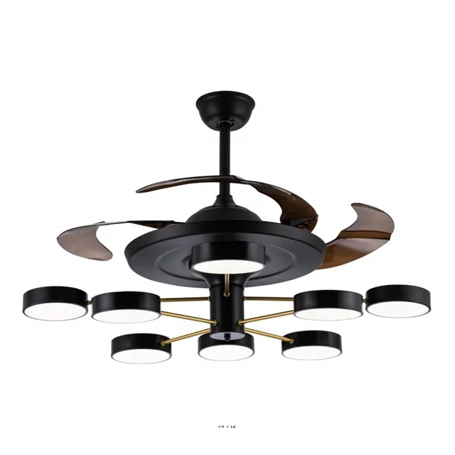 6-speed Inverter Motor Invisible Fan Light 48in 1220mm Abs 3 Blades ...