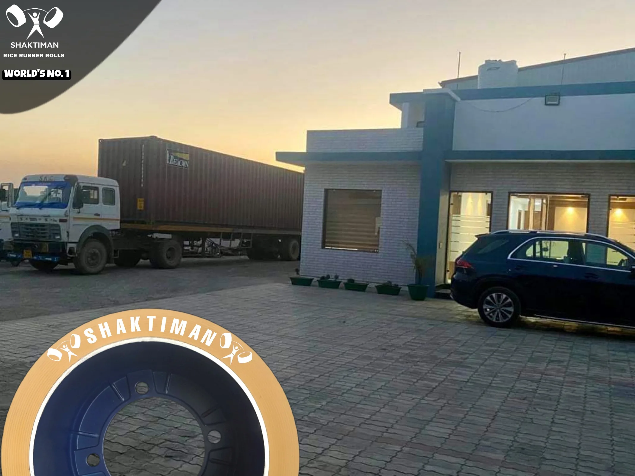 Shaktiman 10" Rice Rubber Roller High Quality Nbr Aluminium Drum Best ...