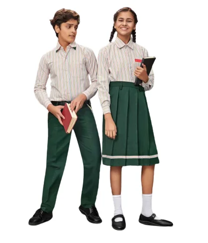 Oem Service Custom Made Logo Short Sleeve School Uniforms Dress Set For ...