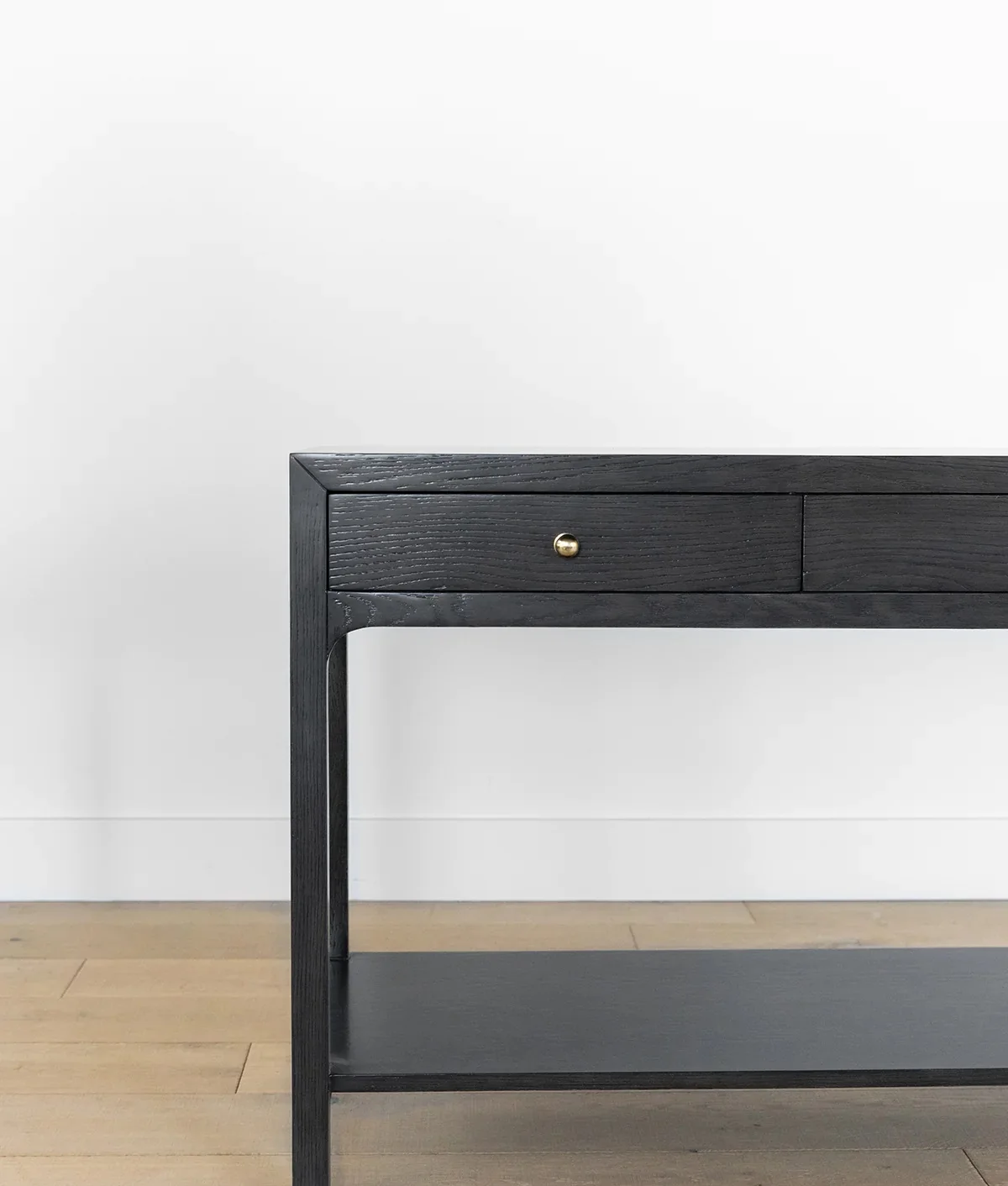 Modern Luxury Console Table Wood Material Black Color For Hotel And Home Living Console Table ...