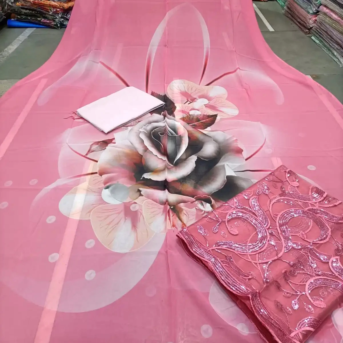 Shop Our Germany Cotton Somali Dirac Set - Swiss Voile Fabric