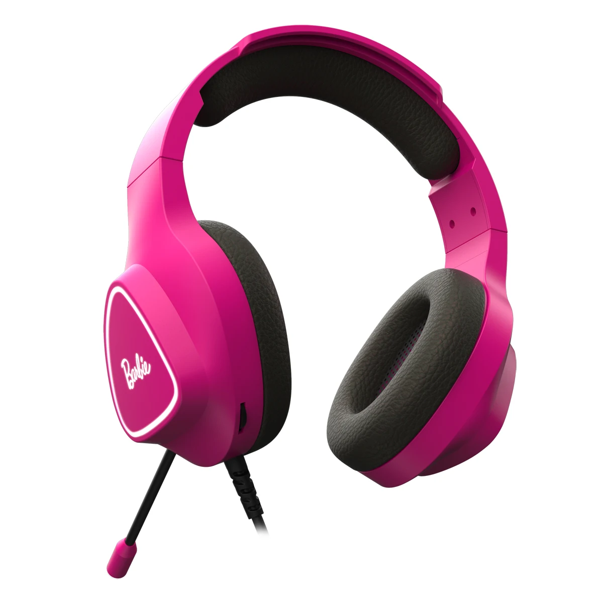 Fancy Barbie Design Official White Pink Rgb Gaming Headset For Gamers ...
