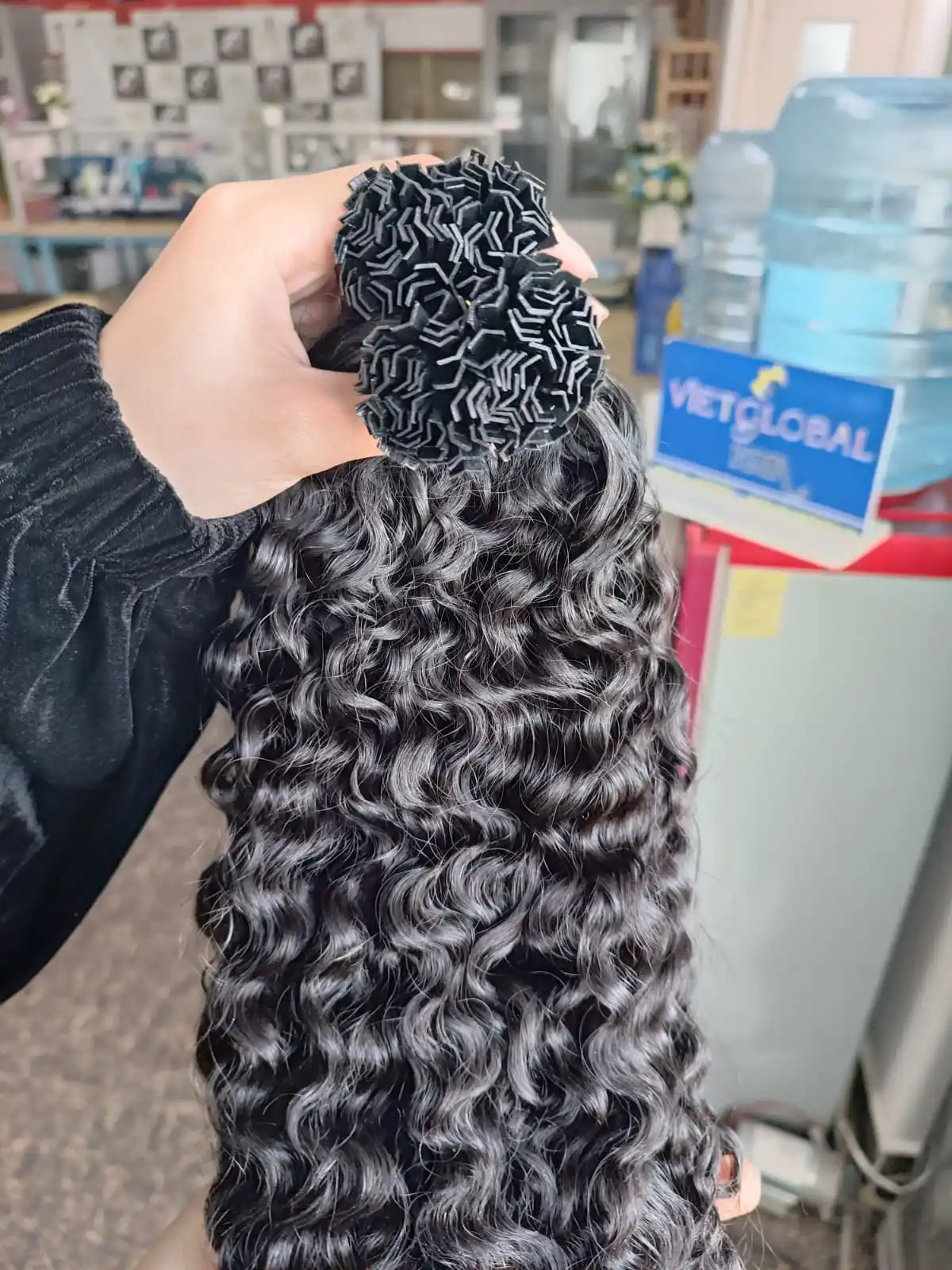 New Product 2024 Burmese Curly K Tip Hair Extensions Best Factory Price ...