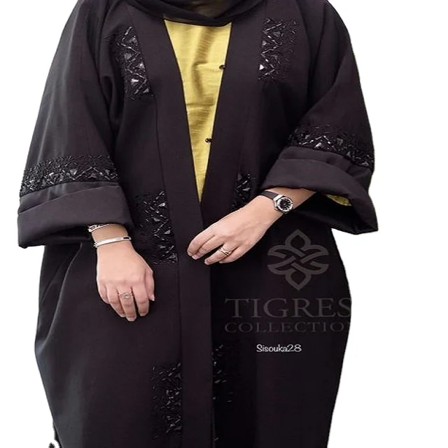 Muslim Fashion Hijab Dubai Abaya Long Dresses Women With Sashes Islam ...
