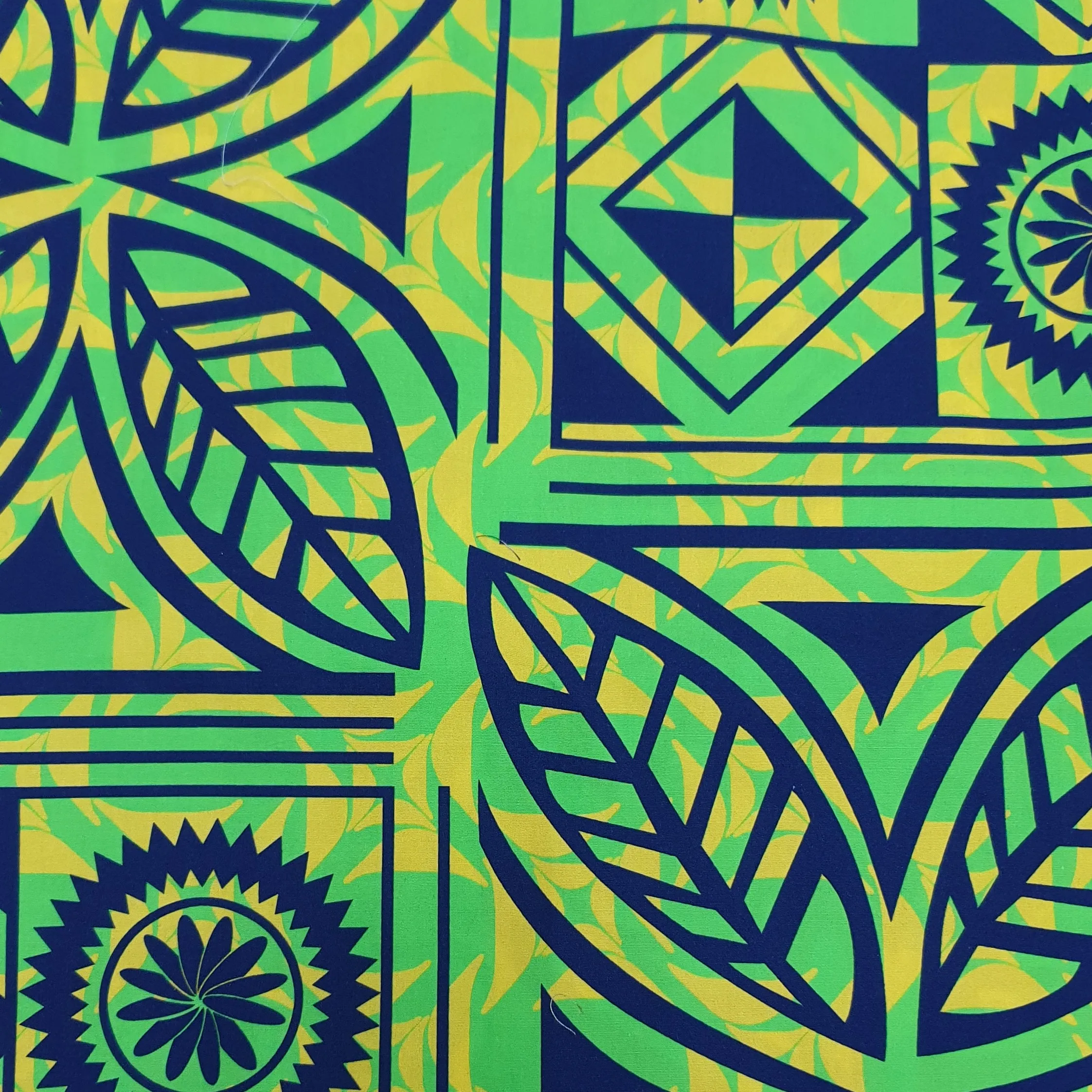 Samoan Polynesian Printed Fabric - Sustainable & Versatile