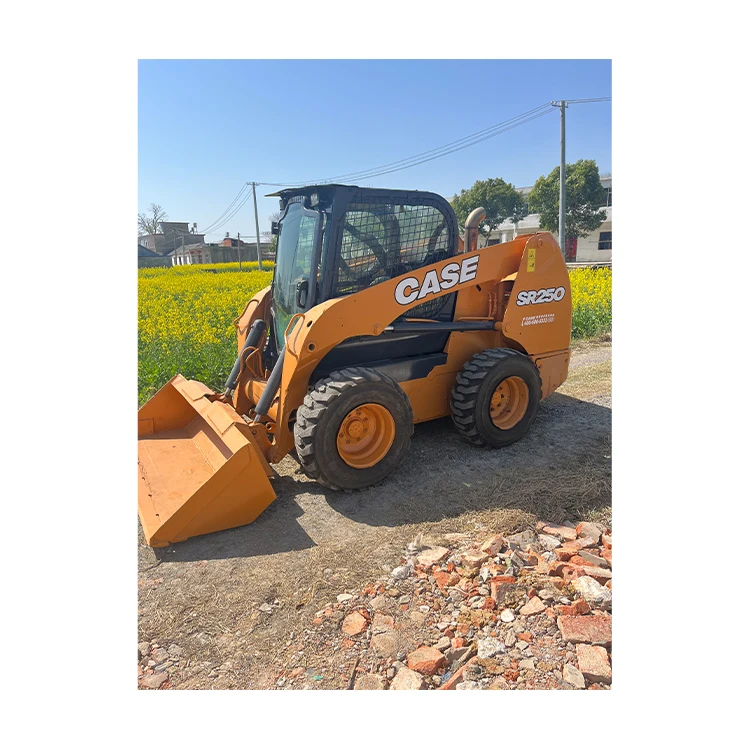 Case Sr250 3.5-4 Ton Used Skid Steer Loaders Used Track Machine Mini ...