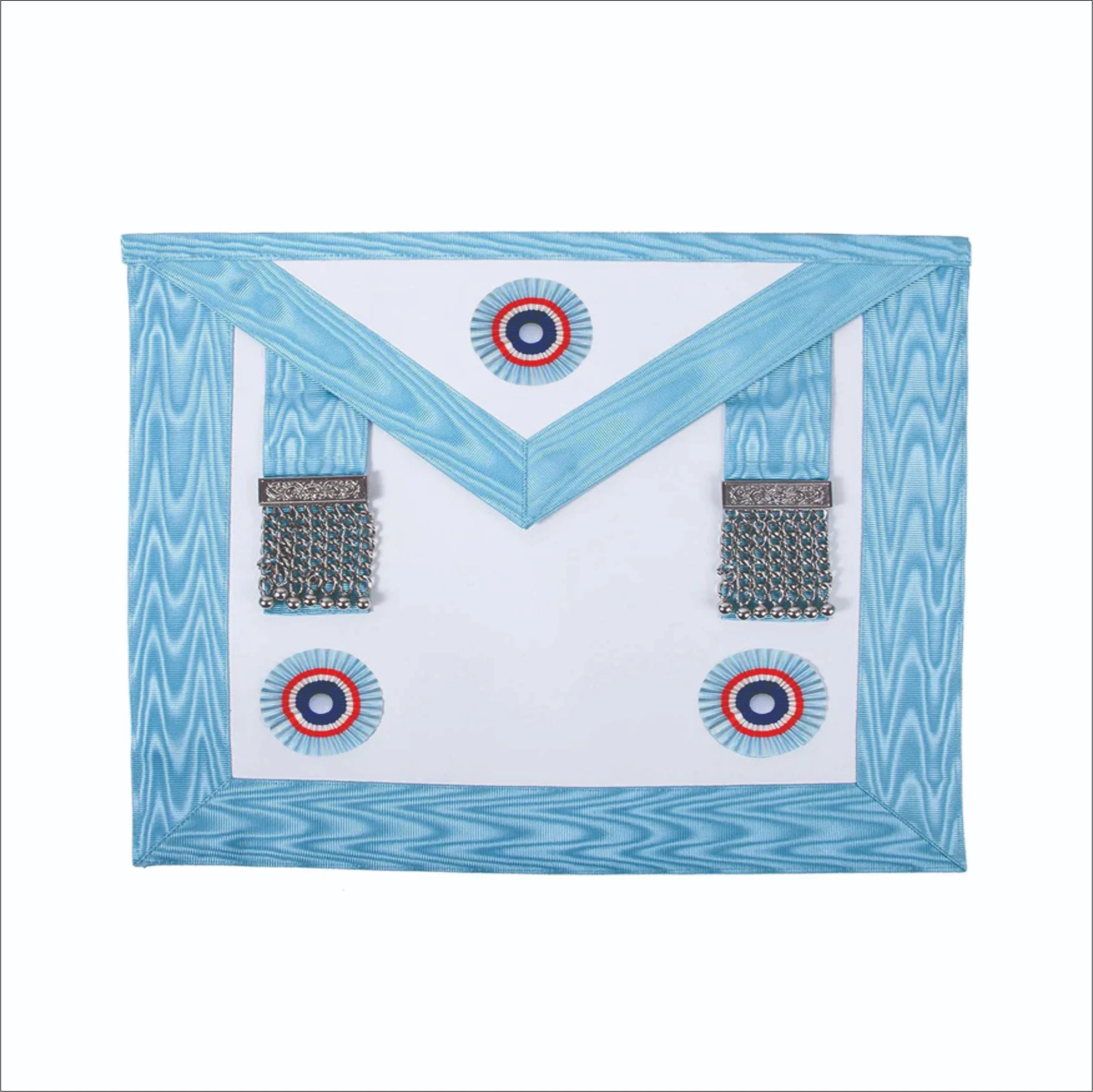 English Style Masonic Craft Worshipful Master Lambskin Apron Regalia ...
