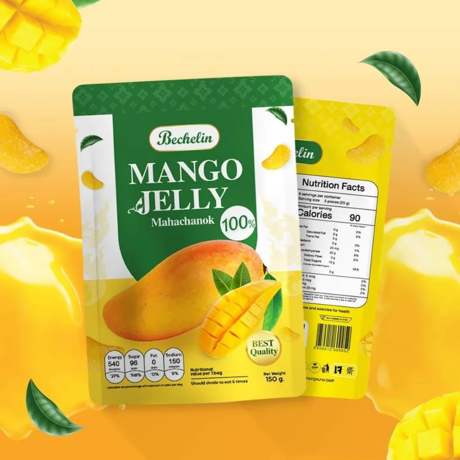 Natural Sweet Candy Fruit Gummy Mango Soft Sugar Delicious Jelly Sweets ...