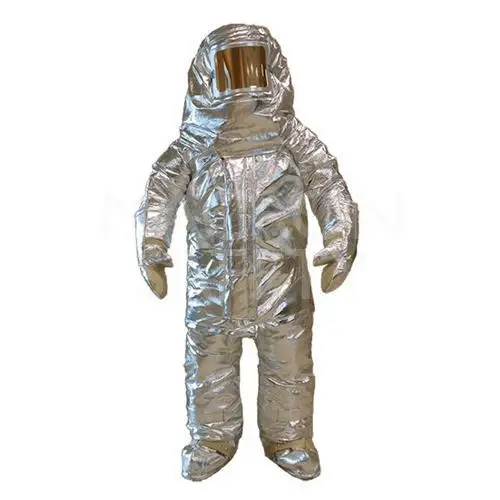 Aluminsed Fire Fighting Proximity Suit Containing 4 Layers With Hood ...
