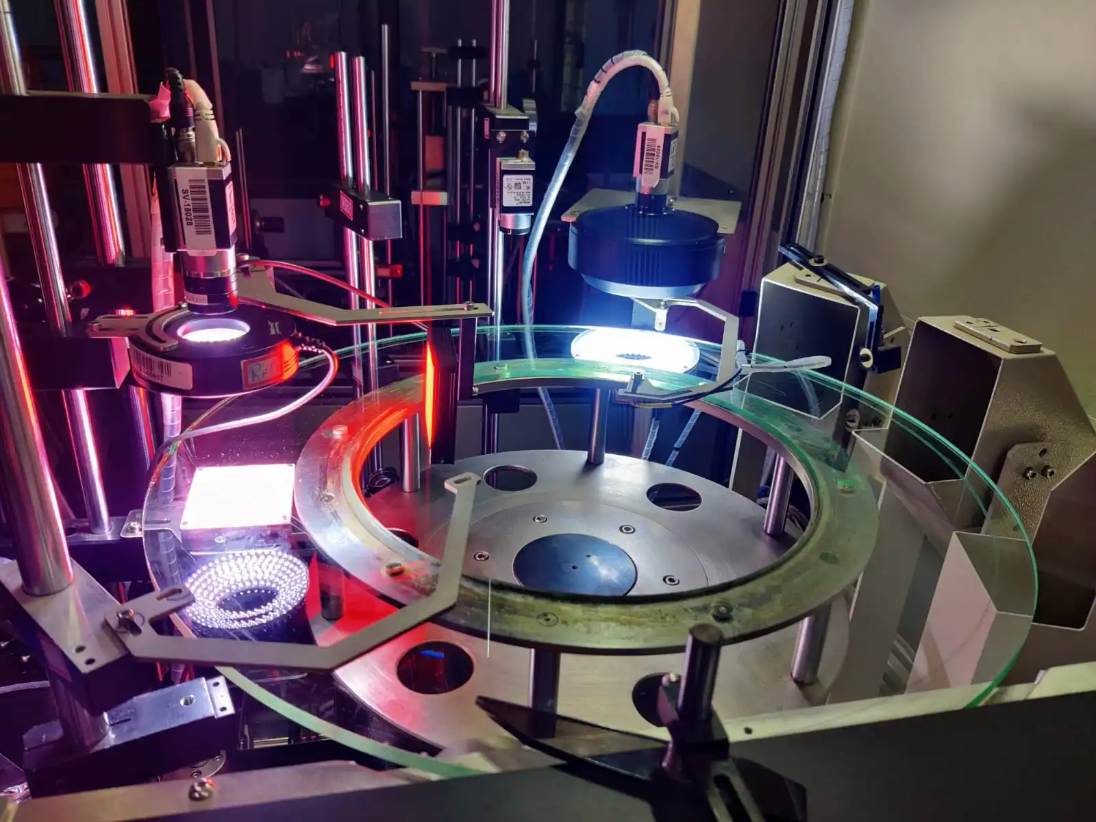 Automatic Glass Disk Optical Sorting Machine for Washer Inspection