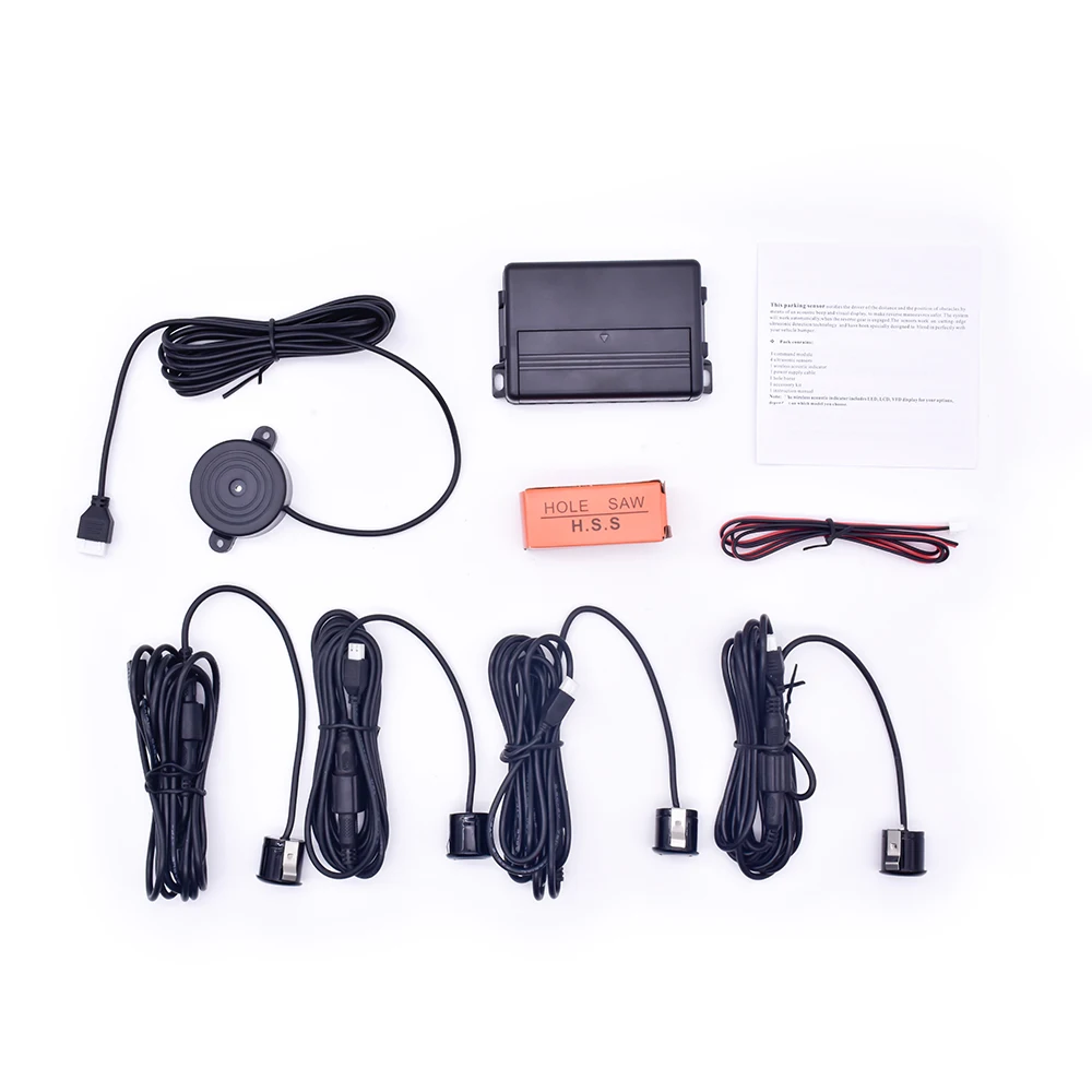 Radar Sensor Detection Range Car Waterproof Metal Reversing Parking ...