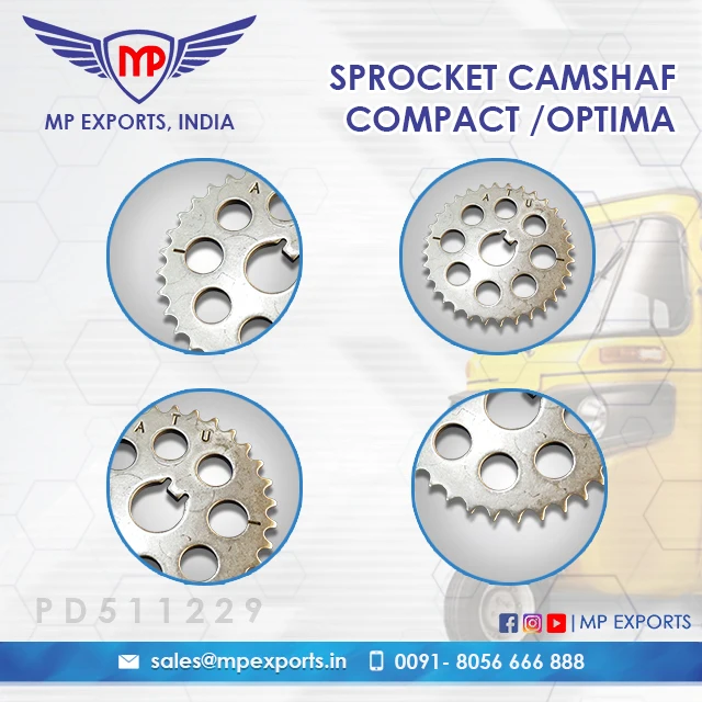 Indian Quality Bajaj Tuk Tuk Three Wheeler Spare Parts Sprocket for ...