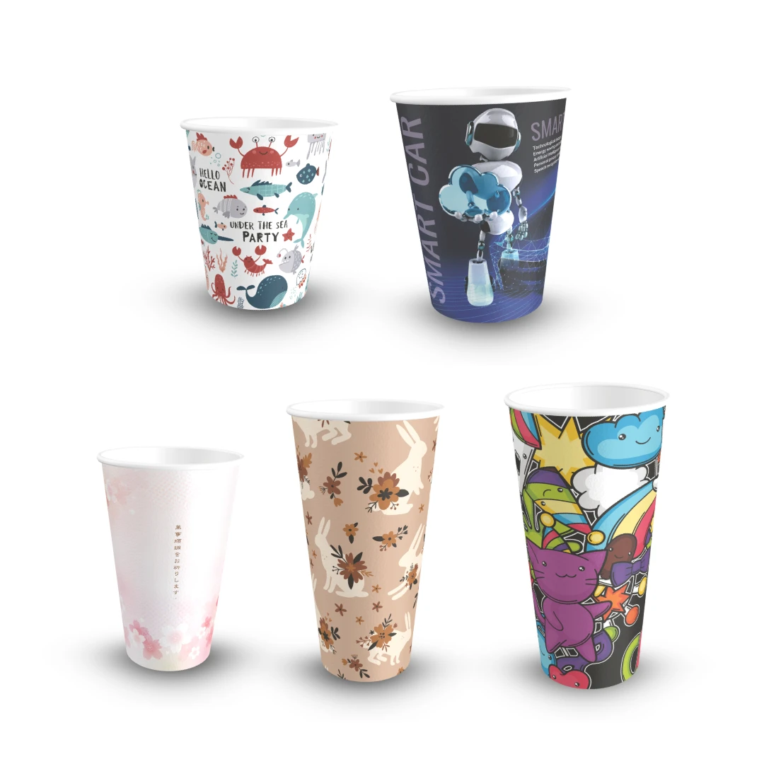 Premium 8oz Eco-Friendly Disposable Coffee Cup Double Wall Single Wall ...