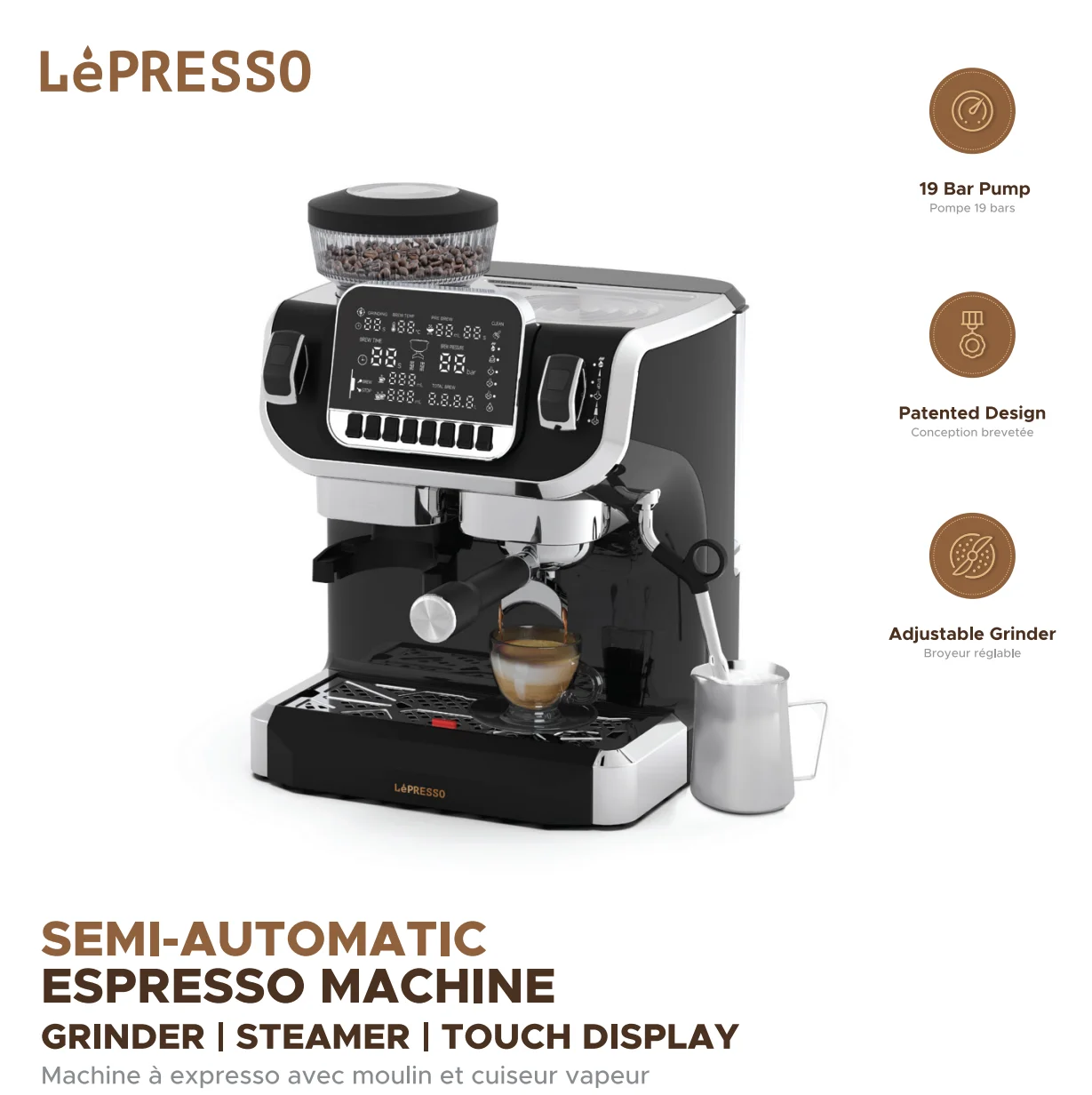 Lepresso Semi-automatic Espresso Machine - Buy Lepresso Semi-automatic ...