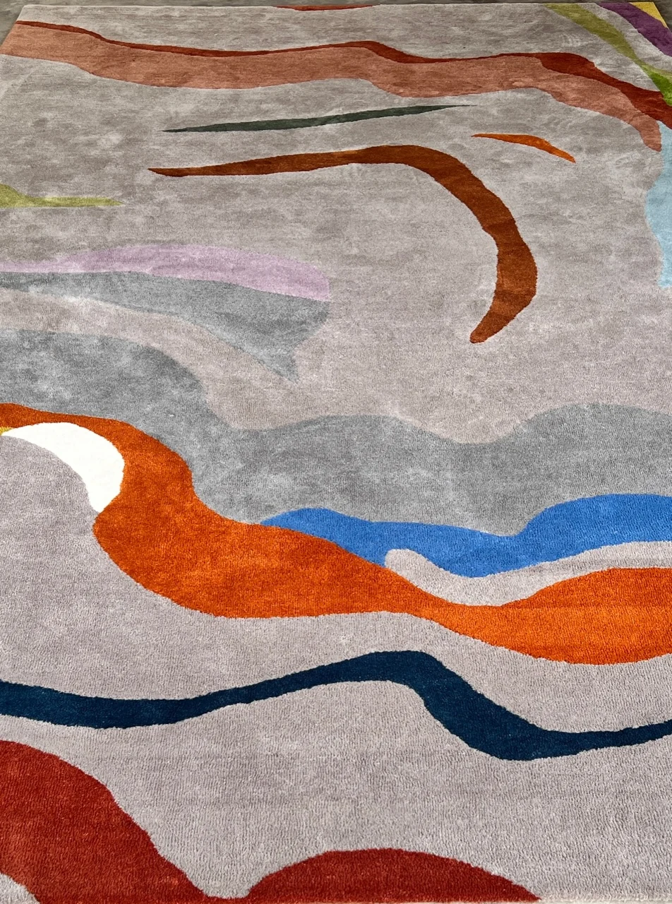 Professional Hand Carved New Zealand Wool Hand Tufted Embroidered ...