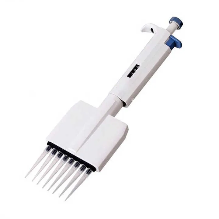 Multi-Channel Adjustable Volume Pipette - 8 to 12 Channel Multichannel ...