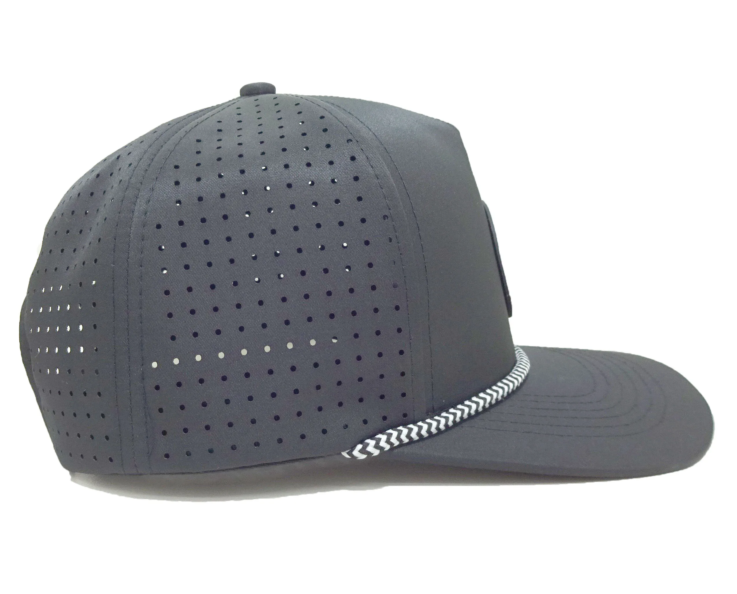 Custom PVC Rubber Logo Baseball Caps With Laser Cut High Quality 5 ...