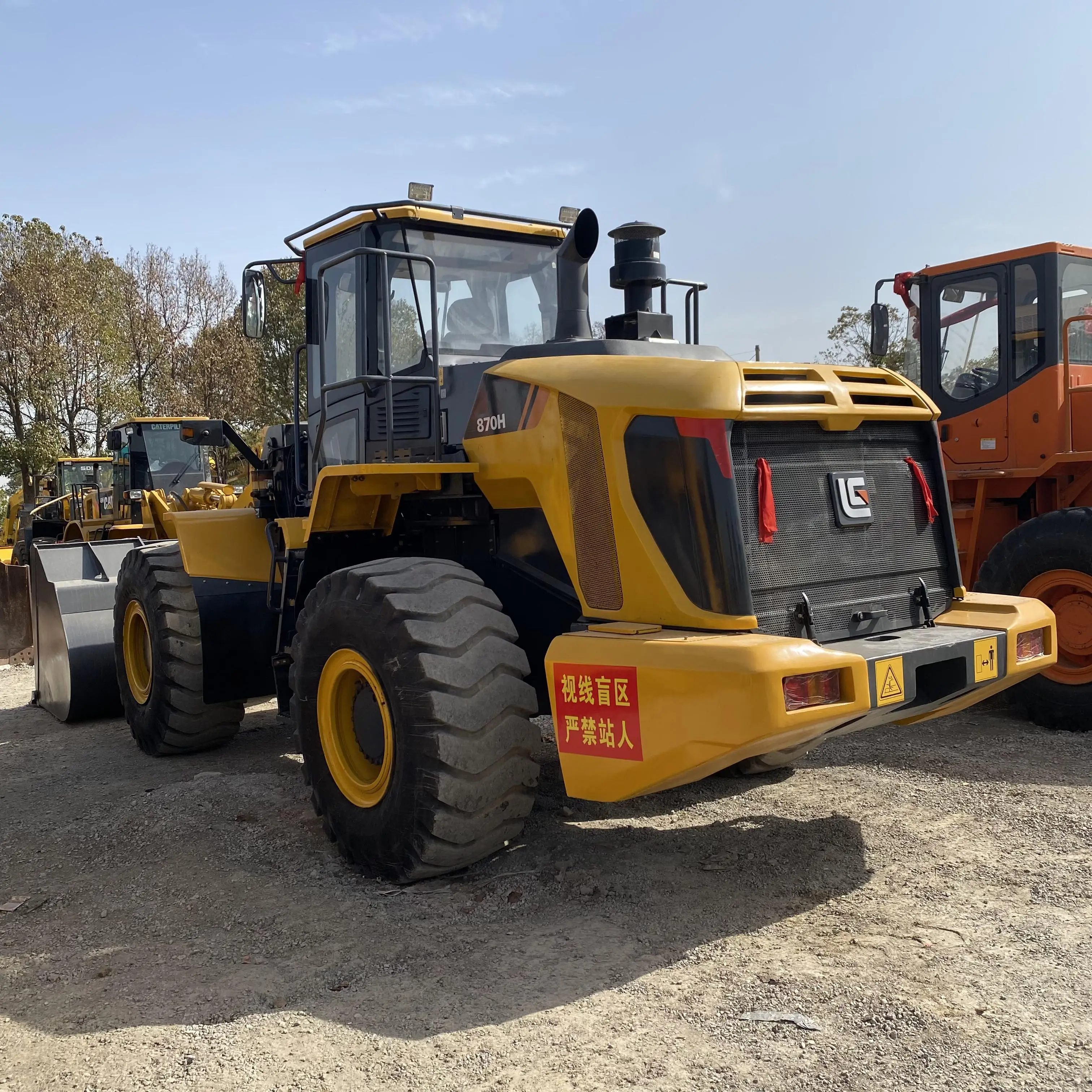 Hot The Used Liugong 870h Wheel Loader Originally From The China Is In ...