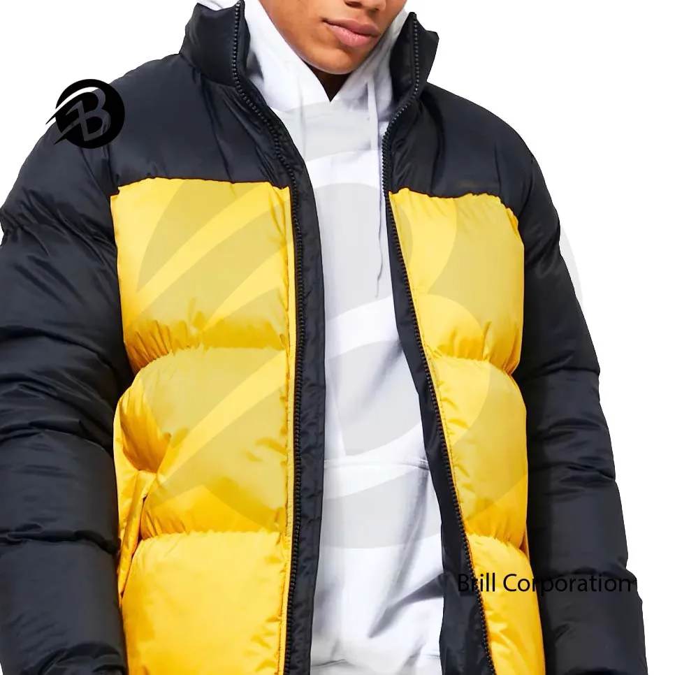 Full Zipper Hooded Jacket Long Puffer Jacket Men \warm Up Windproof ...
