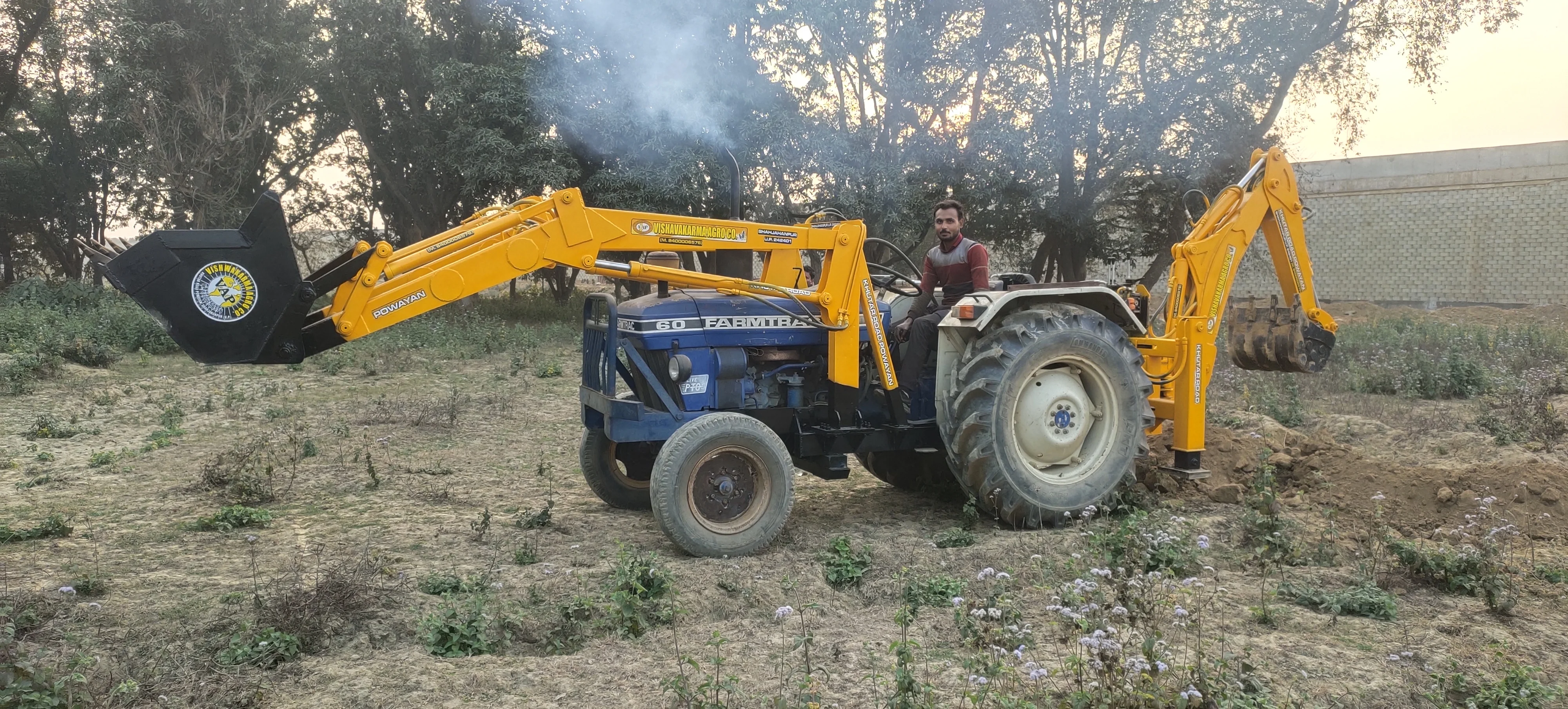 Backhoe Loader Tractor Attachment Without Tractor - Iot