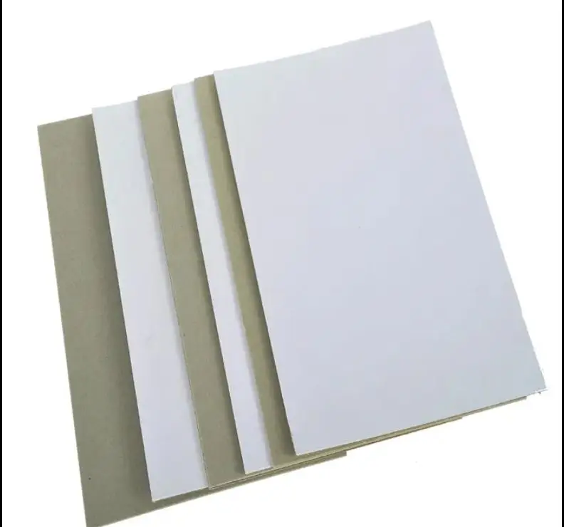 Laminated Paper Sheet Grey Paperboard Raw Material For Cardboard - Buy ...