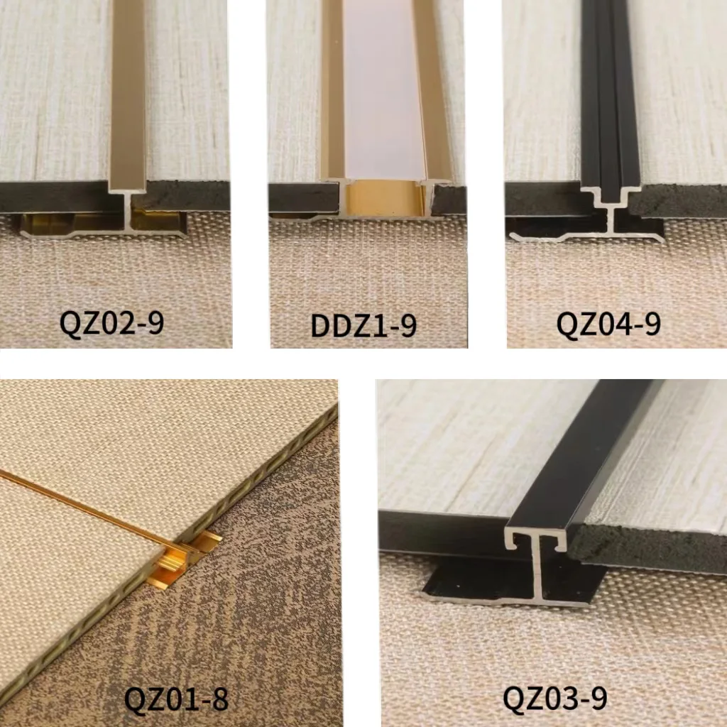 Aluminum Alloy L-shaped Edge Wrapped External Corner Decorative Strip ...