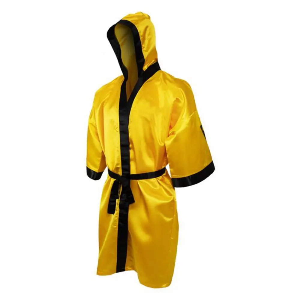 2022 Custom Made Satin Boxing Robes with Hood - Pakistan