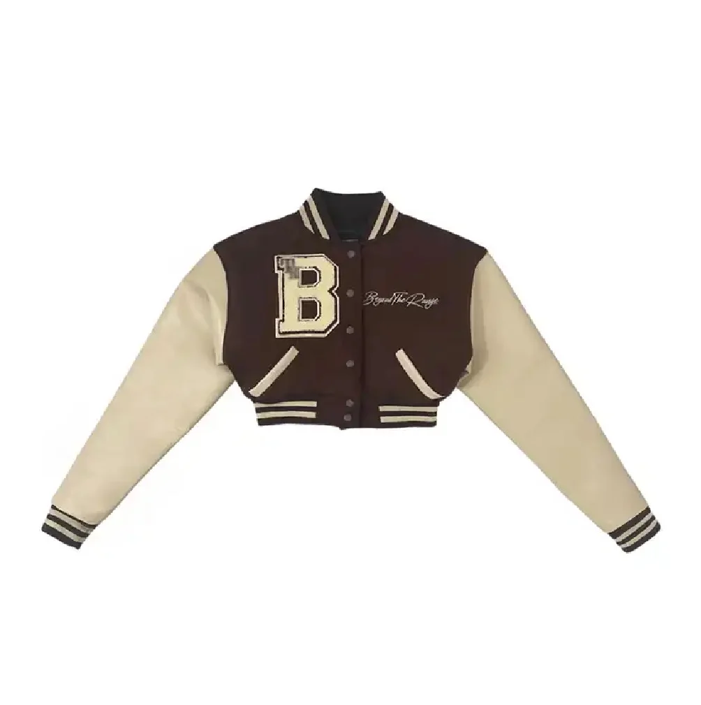 Knitted Pink Varsity Jacket For Woman High Quality Rang - Buy Jacket ...