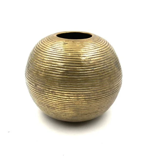 Modern Gold Color Metal Table Flower Vase for Wedding Table Decoration ...