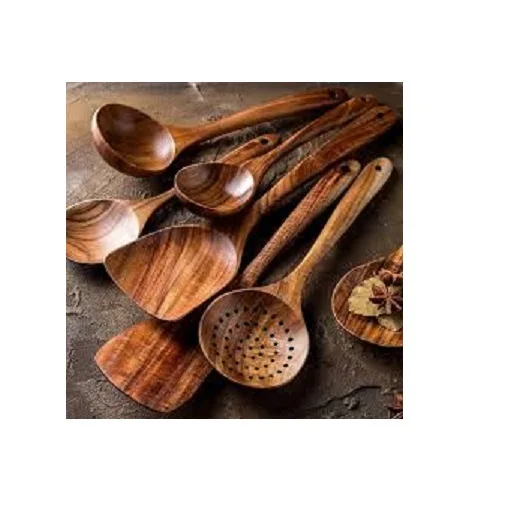 Mango Wooden Kitchen Utensils Wooden Cooking Spoons Cooking Spurted Set ...