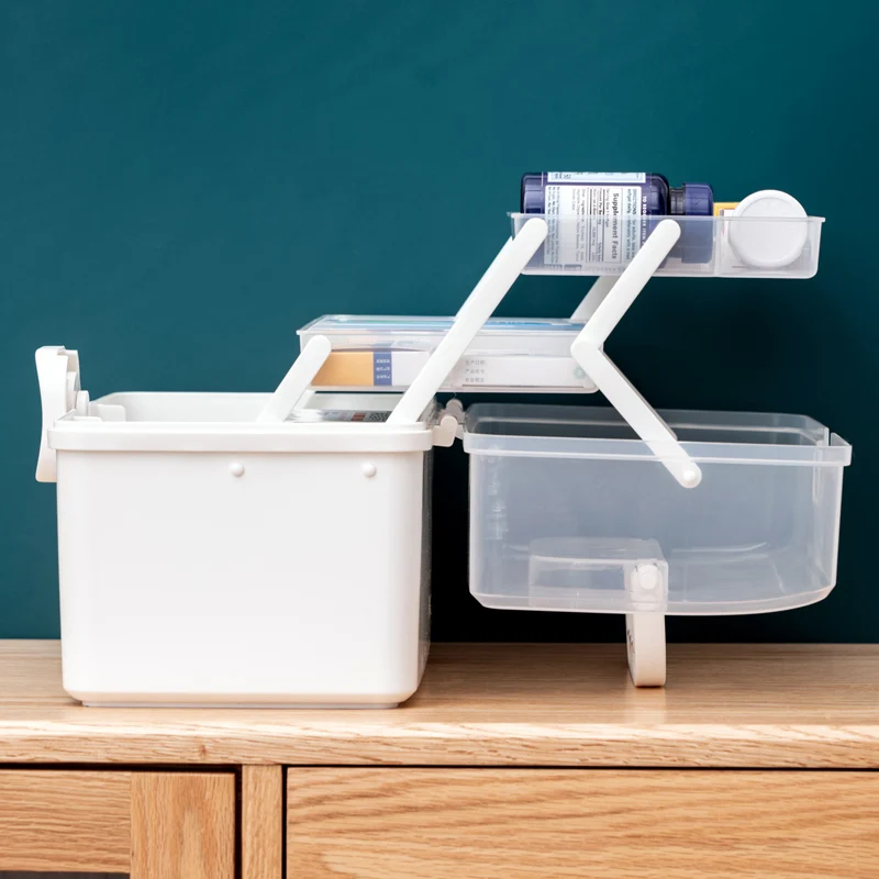 Multi-function First Aid Storage Box Emergency Medicine Kit Case ...