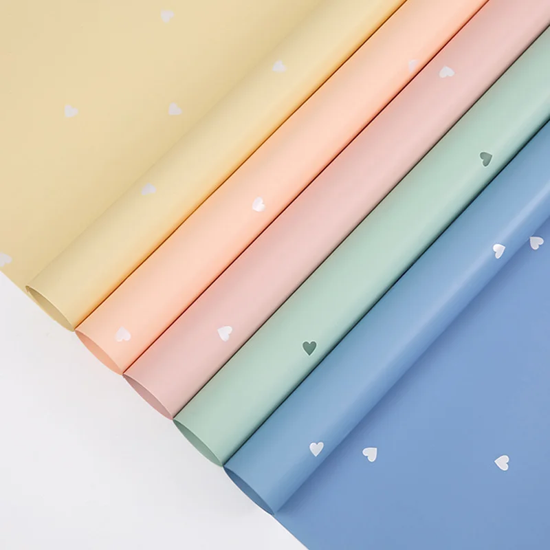 Love Oya Paper Flower Wrapping Paper Florist Waterproof Solid Color ...