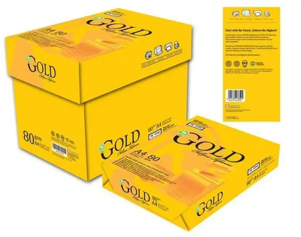 Paperline / Paperbase Gold Copy Paper A4 80 Gsm/ 75 Gsm/70 Gsm 500 ...