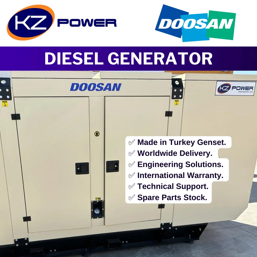 Kzdo Series Doosan Genset 130 Kva - 1000 Kva Diesel Generators - Buy ...