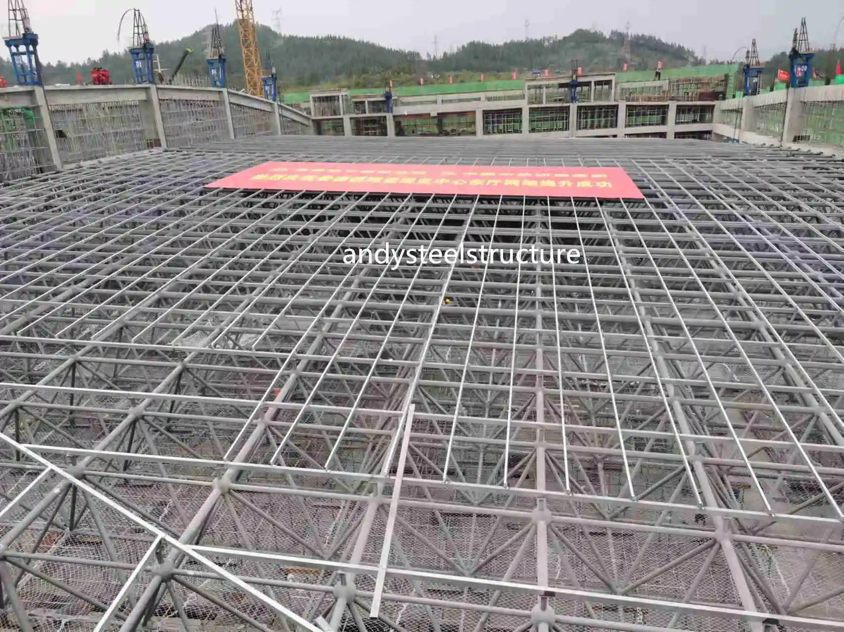Welded Steel Structure Space Frame Node Ball Connection Roofing - Buy ...