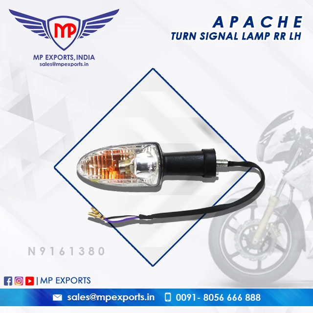 High Quality Indian Turn Signal Lamp RR RH Best Price TVS Apache RTR 2W ...