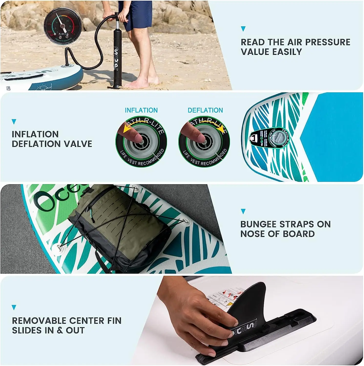 New Stand Up Paddle Board 10'5''/ 11'6'' Ultra-light Sup With ...
