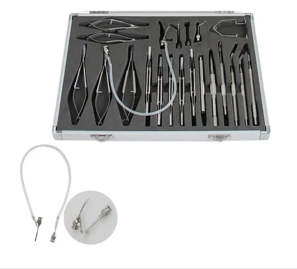 Eye Surgery Surgical Instruments Set 21 Pieces Ophthalmic For Cataract ...