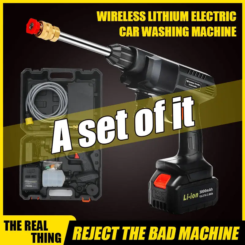 24V High Pressure Cordless Car Washer - Portable & Efficient