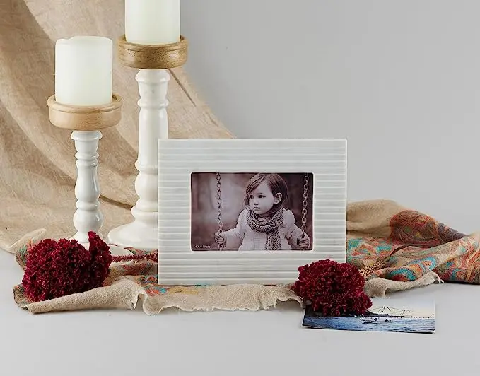 Stone Essential Mia Marble Photo Frame For Gift,Table And Couple Room ...